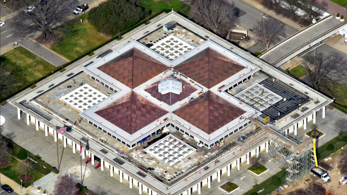 NC Legislative Building Copper Roof - The Century Slate Company