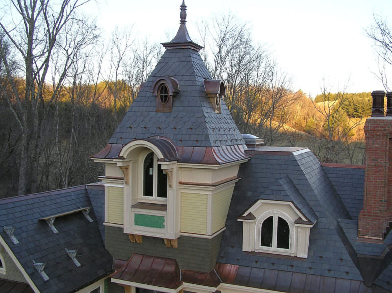 Private Residence Slate Roof - Floyd VA - The Century Slate Company